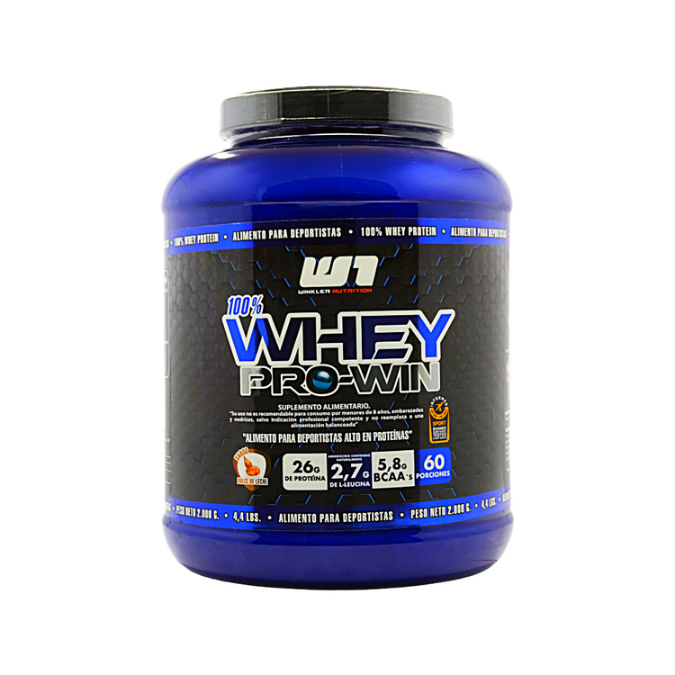 Proteína Whey Pro Win 2 kg - 60 Porciones – Winkler Nutrition